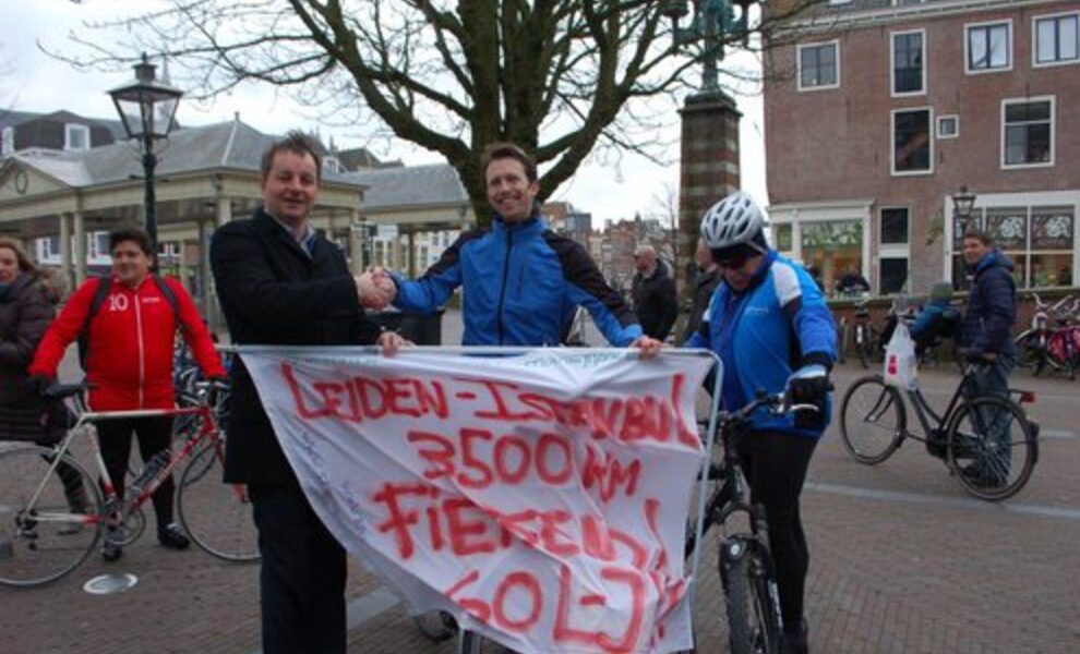 Leendert-Jan Doornbos fietst naar Istanbul voor goed doel | Sleutelstad