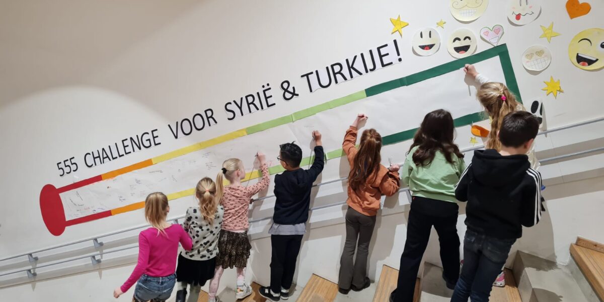 Basisschool Het Avontuur zamelt meer dan 11.000 euro in met 555 ...