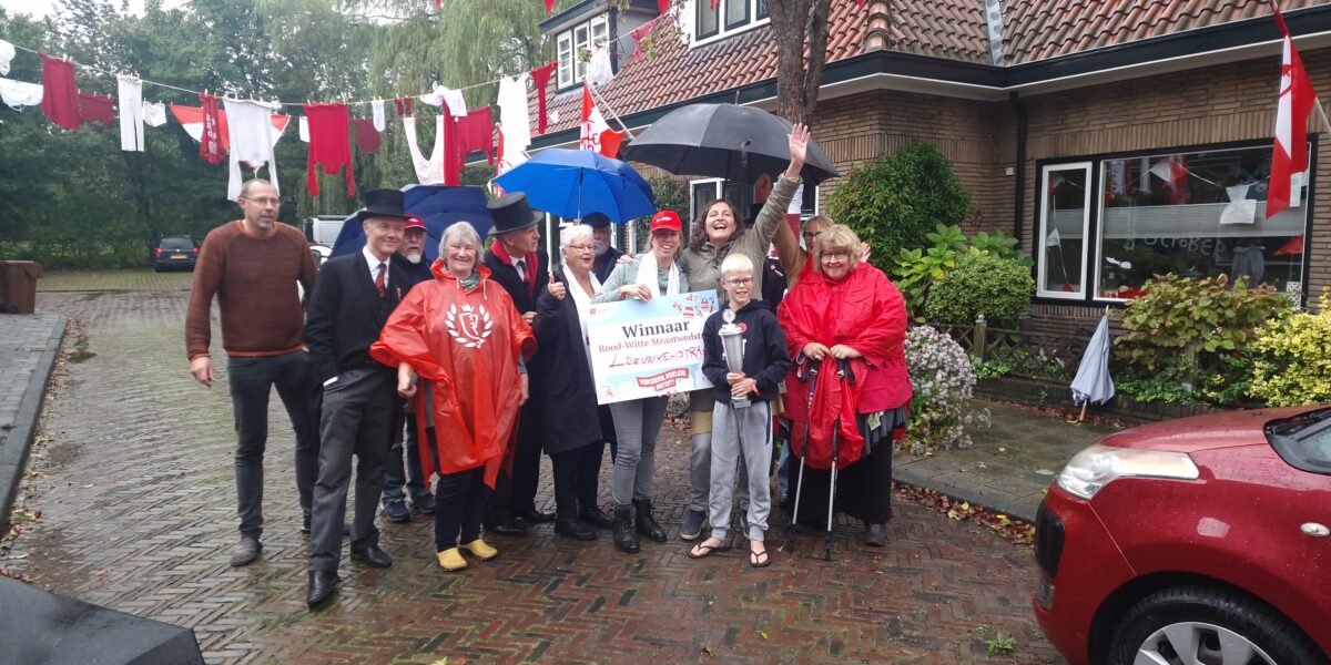 Leeuwkenstraat meest rood-witte straat van de regio | Sleutelstad