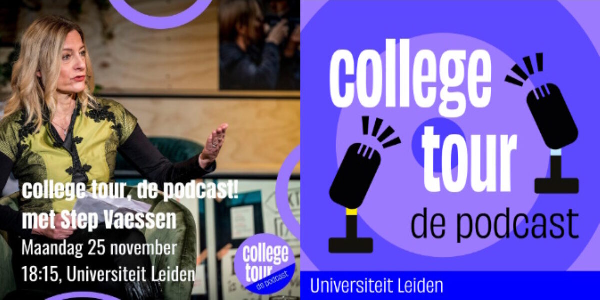 Journalist en correspondent Step Vaessen bij College tour, de Podcast ...