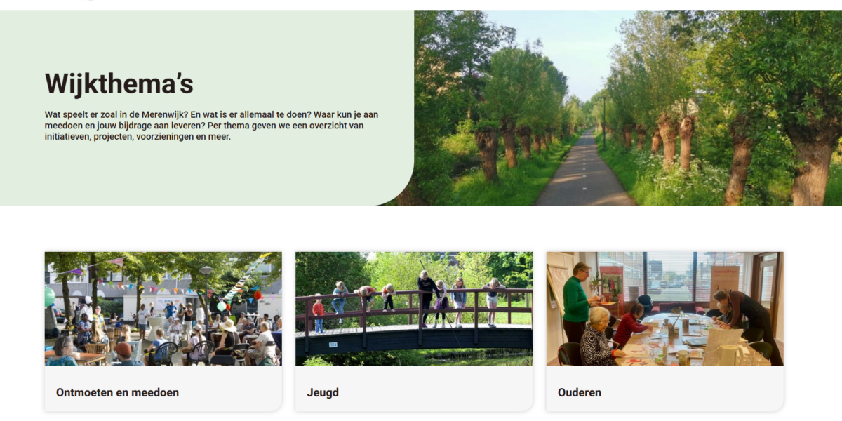 Nieuw wijkplatform voor de Merenwijk | Sleutelstad